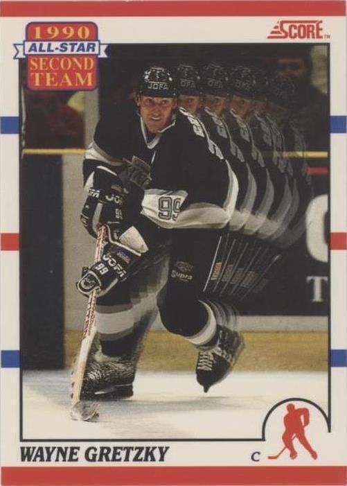 1990-91 Score - All-Star Second Team Wayne Gretzky #321 Bilingual for sale online | eBay