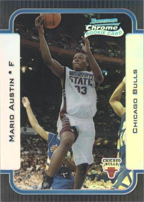 2003-04 Bowman - Rookies Chrome Refractor #112 Mario Austin /300 (RC ...
