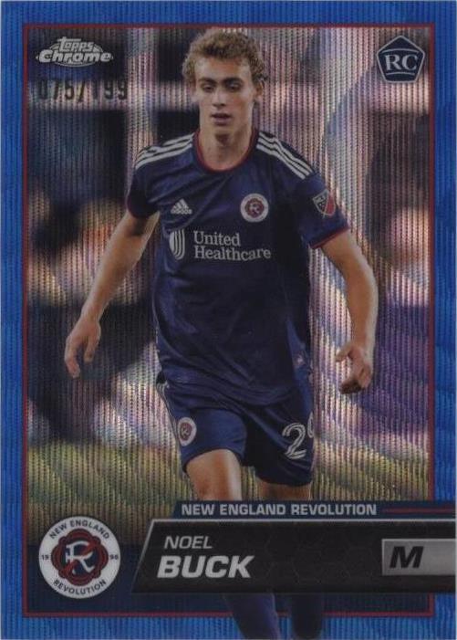 2023 Topps Chrome MLS - Noel Buck #62 Blue Wave Refractor /199 (RC) for ...