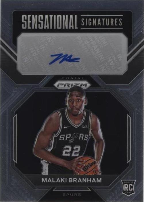 2022-23 Panini Prizm - Sensational Signatures Malaki Branham #SS-MR (AU ...
