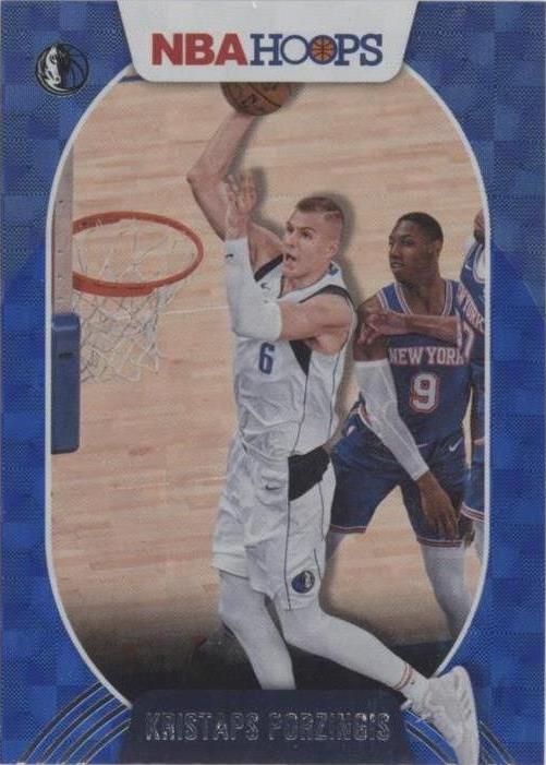 2020-21 Panini NBA Hoops - Hyper Blue #136 Kristaps Porzingis for sale ...