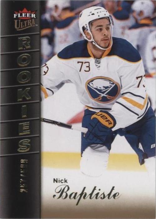 2016-17 Upper Deck Fleer Showcase - Ultra Rookies Nick Baptiste #U16 ...