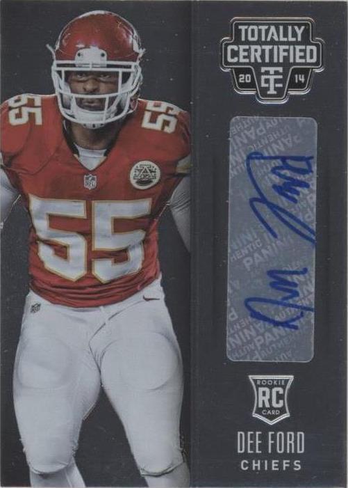 2014 Panini Totally Certified - Dee Ford #128 Rookie Signatures (AU, RC ...
