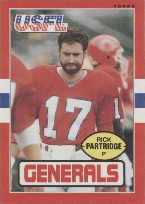 1985 Topps USFL - Rick Partridge #84 (RC) for sale online | eBay