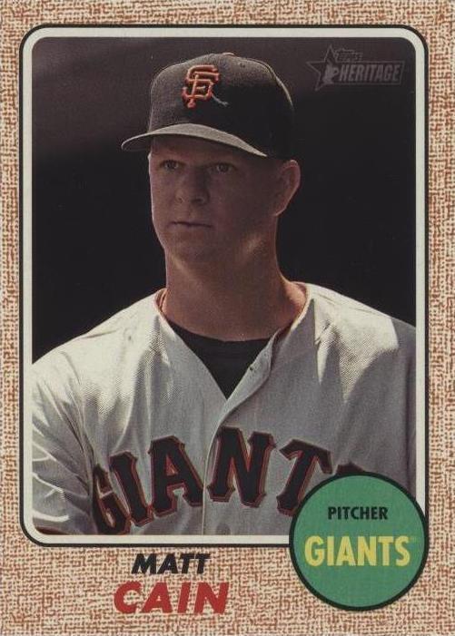 2017 Topps Heritage High Number - Matt Cain #604 for sale online | eBay
