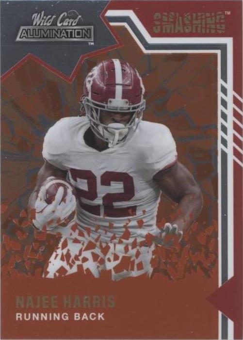 2021 Wild Card Alumination - Smashing Orange #SM-10 Najee Harris (RC ...