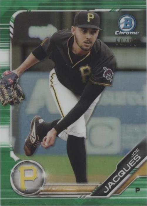 2019 Bowman Chrome - Prospects Green Refractor #BCP-224 Joe Jacques /99 ...