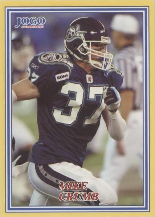 2004 Jogo CFL - #251 Mike Crumb for sale online | eBay
