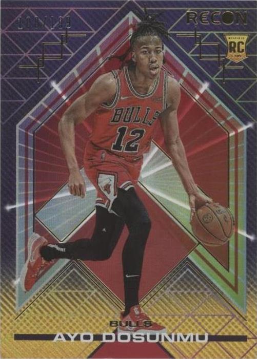 2021-22 Panini Recon - Rookies Red #213 Ayo Dosunmu /199 (RC) for sale ...