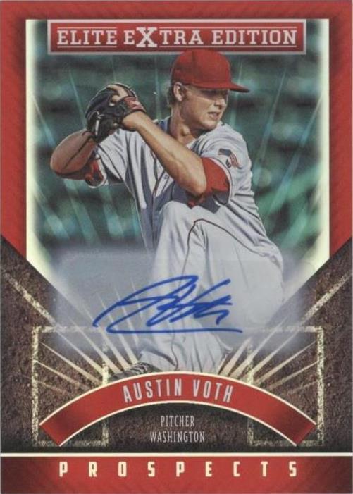 2015 Panini Elite Extra Edition - Austin Voth #157 Prospects Autographs ...