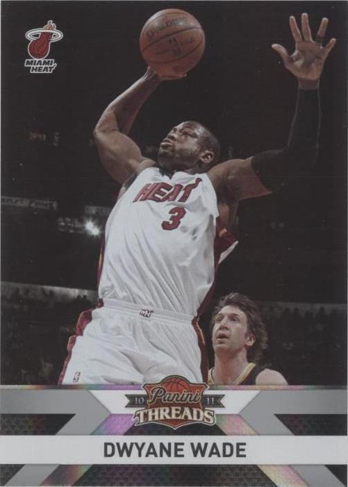 2010-11 Panini Threads - Dwyane Wade #137 Century Proof Silver /199 for ...