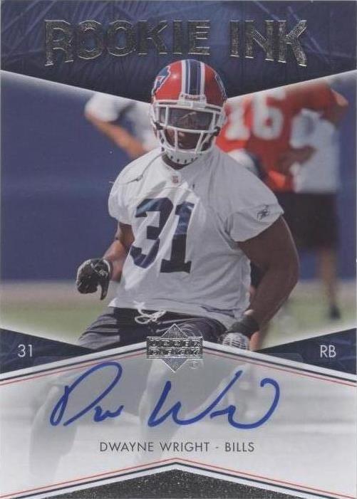 2007 Upper Deck - Rookie Ink Dwayne Wright #RI-WR (AU, RC) for sale ...