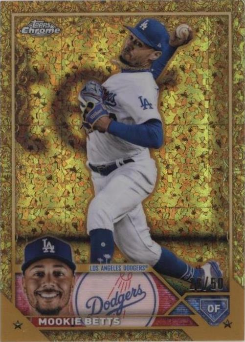 2023 Topps Gilded Collection - Gold Mini-Diamond Etch #50 Mookie Betts /50 for sale online | eBay