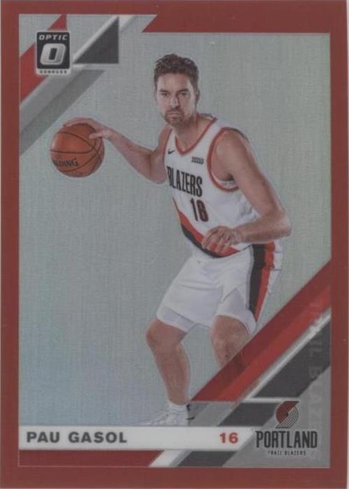 2019-20 Panini Donruss Optic - Red Prizm #37 Pau Gasol /99 for sale online | eBay