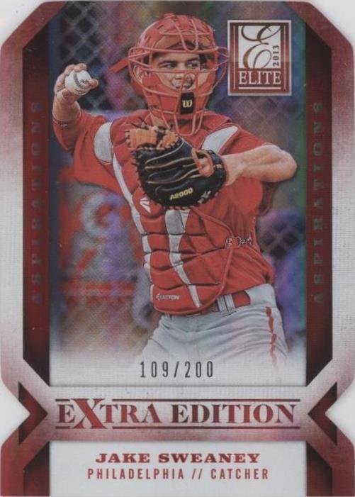 2013 Panini Elite Extra Edition - Jake Sweaney #23 Aspirations Die-Cut ...
