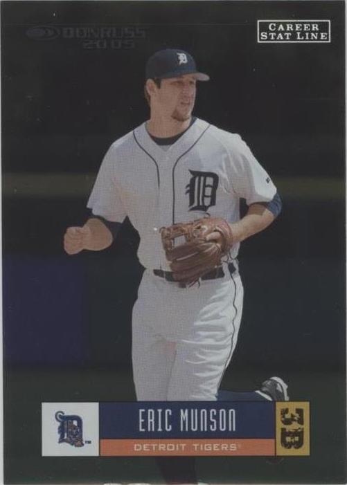 2005 Donruss - Career Stat Line #183 Eric Munson /111 for sale online ...