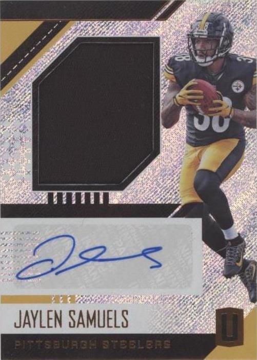 2018 Panini Unparalleled - Rookie Jersey Autographs Jaylen Samuels #RJA ...