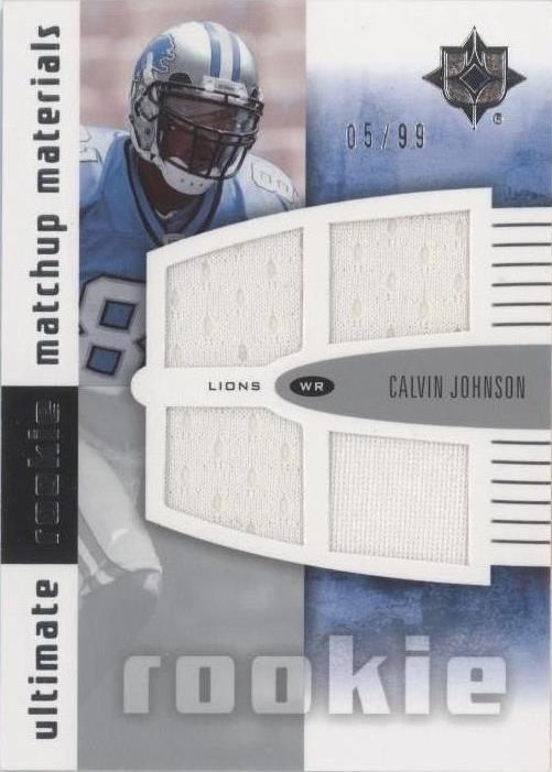 2007 Ultimate Collection - Ultimate Rookie Matchup Materials #URMM-JG ...