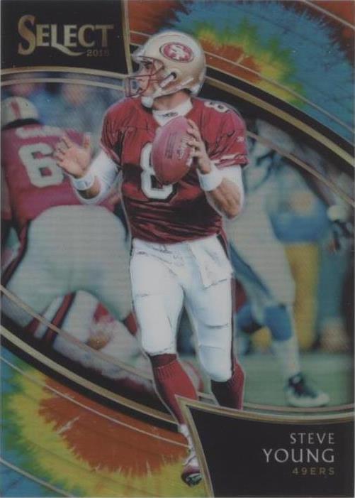2018 Panini Select - Field Level Tie-Dye Prizm #295 Steve Young /25 for ...