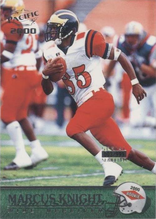 2000 Pacific - 2000 Rookie Marcus Knight #424 Draft Picks /999 (RC) for ...