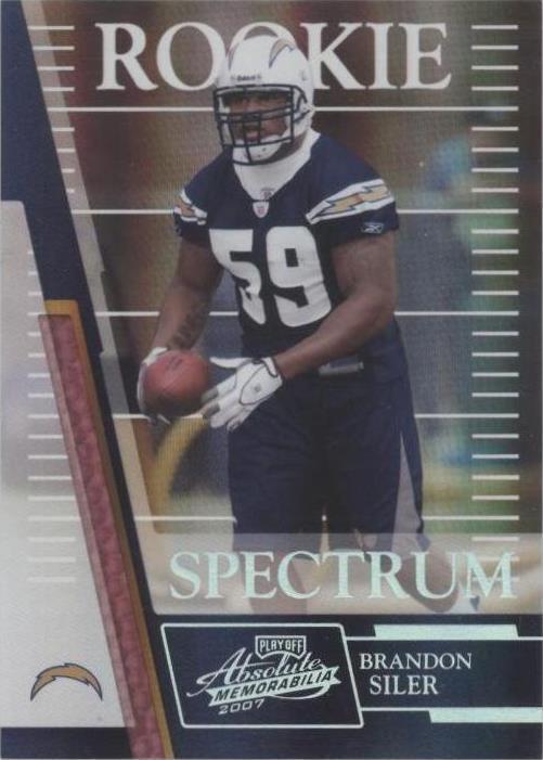 2007 Playoff Absolute Memorabilia - Rookie Spectrum Silver #156 Brandon ...