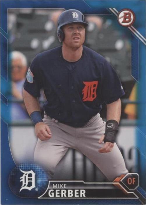 2016 Bowman Draft - Top Prospects Blue #BD-197 Mike Gerber /150 (RC) for sale online | eBay