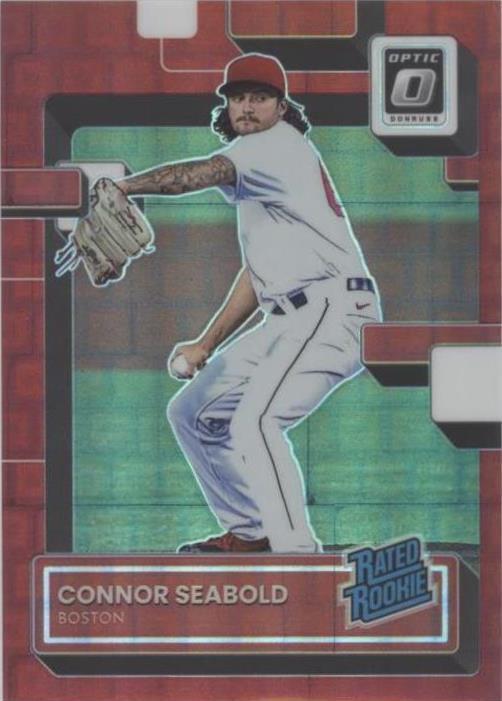 2022 Panini Donruss Optic - Rated Rookie Connor Seabold #59 Red Pandora ...