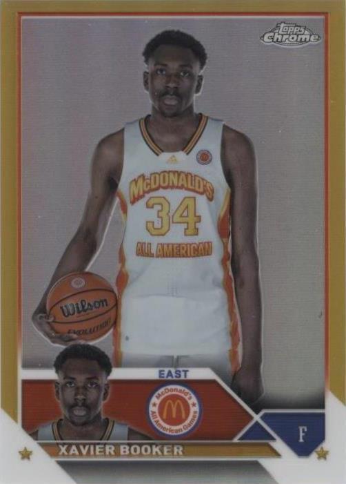 2023 Topps Chrome McDonald's All American - Xavier Booker #49 Gold ...