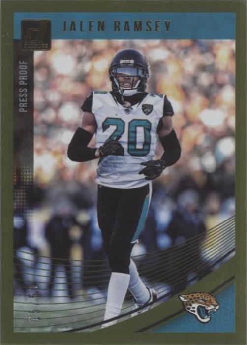 2018 Panini Donruss - Press Proof Gold #132 Jalen Ramsey /50 for sale ...