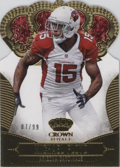 2013 Panini Crown Royale - Gold Die-Cut Crown #68 Michael Floyd /99 for ...
