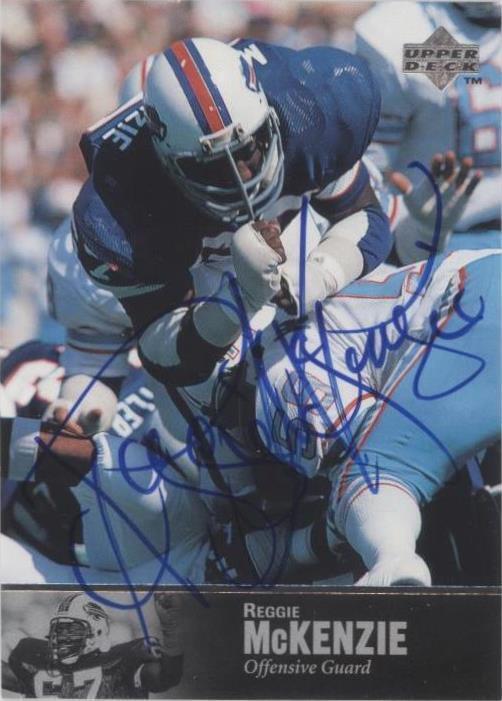 1997 Upper Deck NFL Legends - Autographs Reggie McKenzie #AL-138 (AU) for sale online | eBay