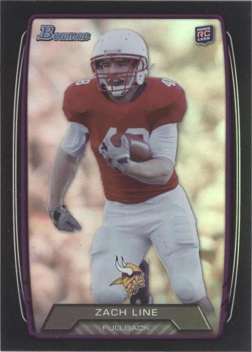 2013 Bowman - Black Rainbow Foil #129 Zach Line (RC) for sale online | eBay