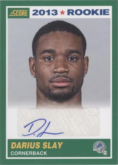 2013 Score - Rookie Signatures #342 Darius Slay (AU, RC) for sale ...