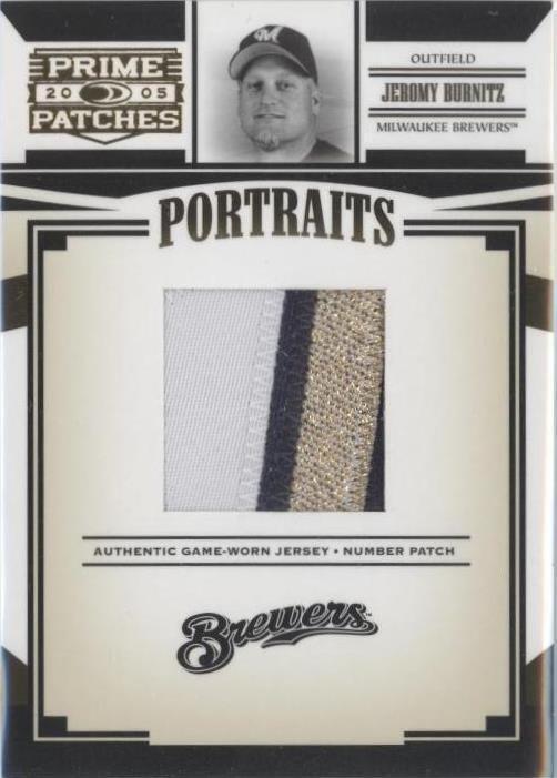 2005 Donruss Prime Patches - Portraits Jeromy Burnitz #P-52 Jersey ...
