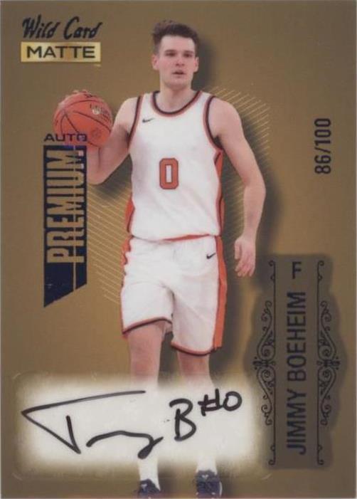 2022-23 Wild Card Matte Draft - Premium Autographs Gold - Blue Foil ...