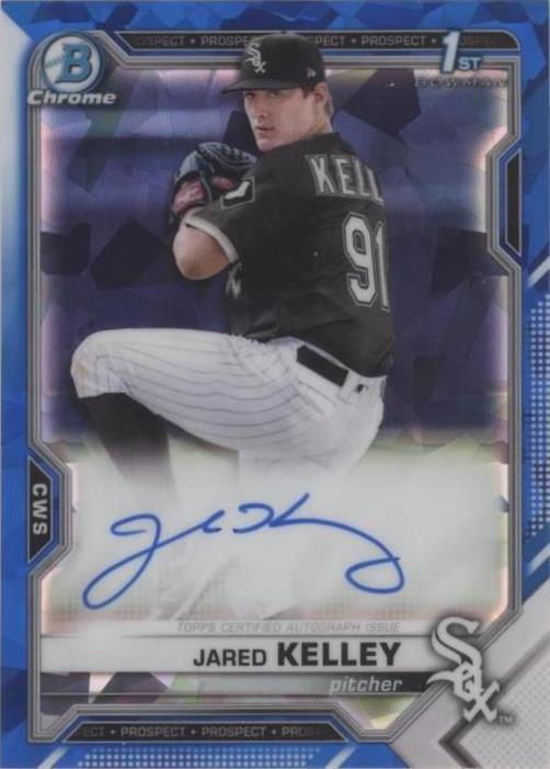 2021 Bowman Sapphire Edition - Chrome Prospects Autograph Jared Kelley ...