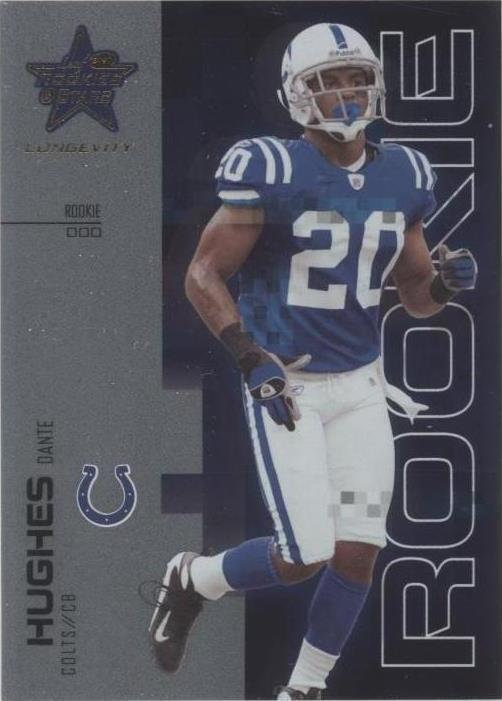 2007 Leaf Rookies & Stars Longevity - Rookie Dante Hughes #137 /999 (RC ...