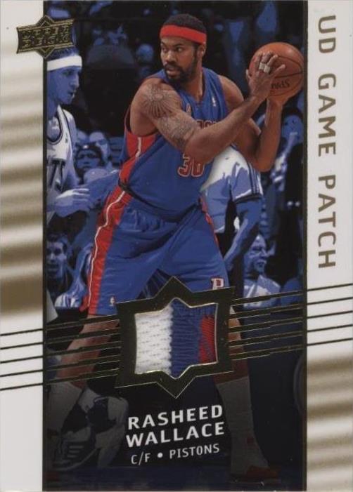 2008-09 Upper Deck - UD Game Jersey Patch #GA-RW Rasheed Wallace (MEM) for sale online | eBay