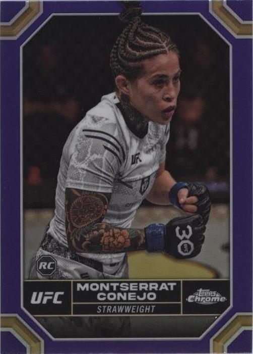2024 Topps Chrome UFC - Montserrat Conejo #66 Purple Refractor (RC) for ...