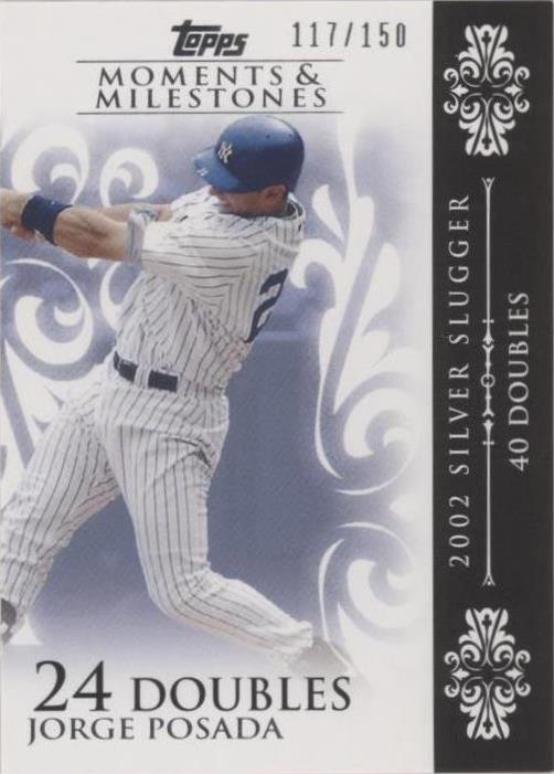 2008 Topps Moments & Milestones - 2002 Silver Slugger - 40 Doubles #65 ...
