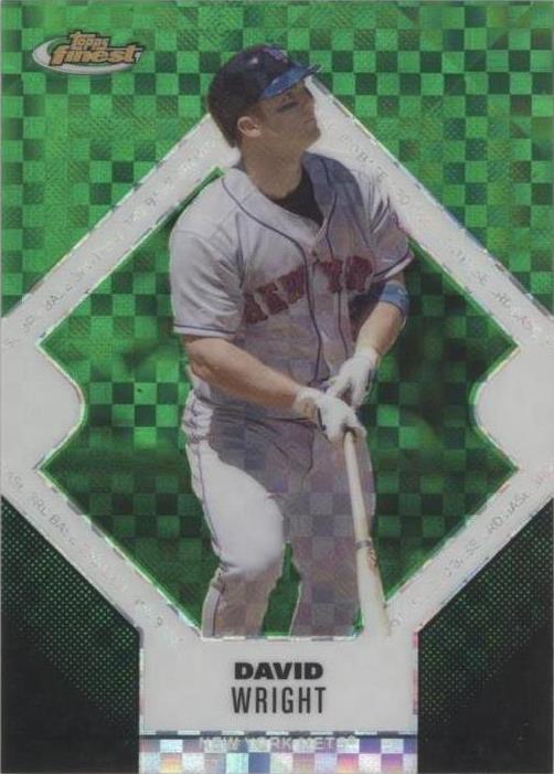 2006 Topps Finest - Green X-Fractor #79 David Wright /50 for sale ...
