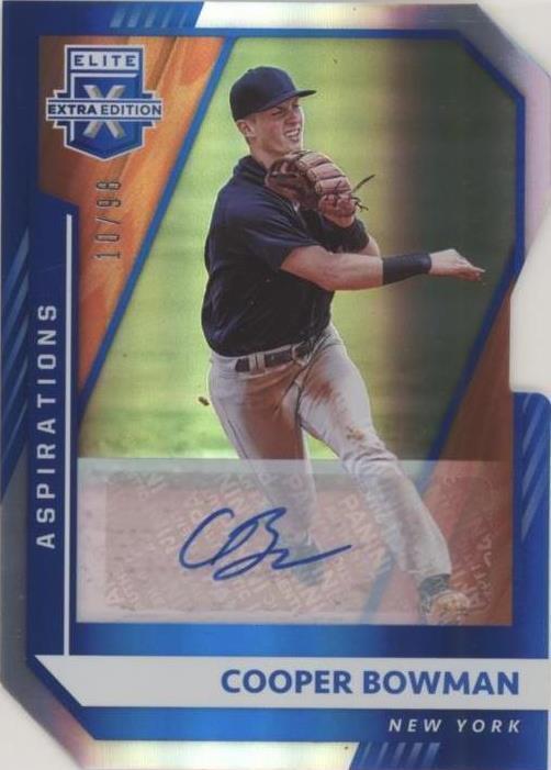 2021 Panini Elite Extra Edition - Cooper Bowman #122 Aspirations Die ...