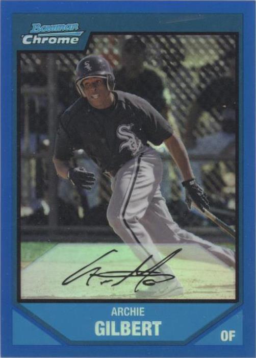 2007 Bowman Chrome - Prospects Blue Refractor #BC219 Archie Gilbert ...