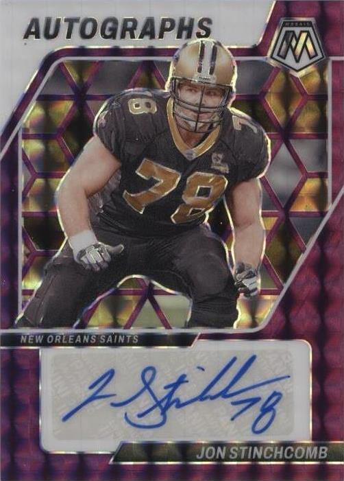 2024 Panini Mosaic - Autographs Mosaic Jon Stinchcomb #AM-JSB Purple ...