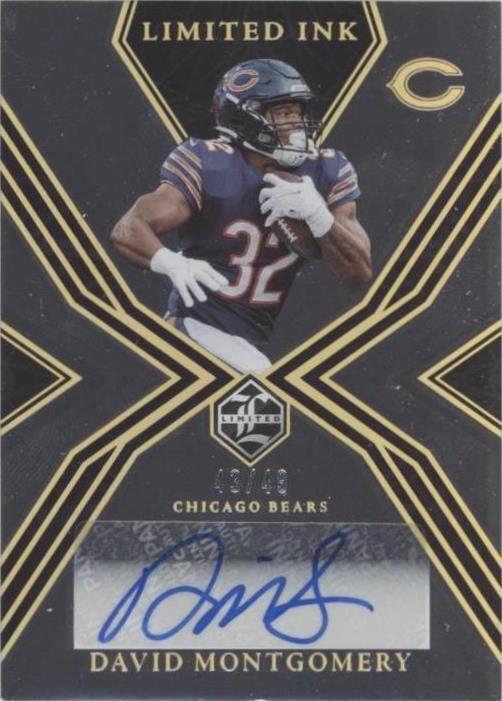 2022 Panini Limited - Limited Ink David Montgomery #LI-DMO Gold ...
