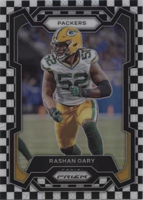 2023 Panini Prizm - Black and White Checker Prizm #113 Rashan Gary for ...