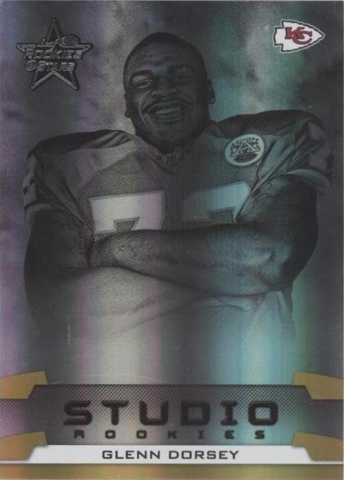 2008 Leaf Rookies & Stars - Studio Rookies Gold #SR-20 Glenn Dorsey ...