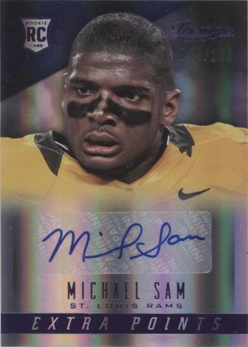 2014 Panini Prestige - Rookie Michael Sam #272 Extra Points Purple ...