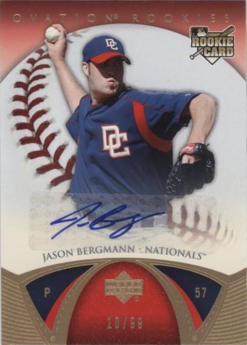 2006 Upper Deck Ovation - Jason Bergmann #117 Rookie Autographs /99 (AU ...