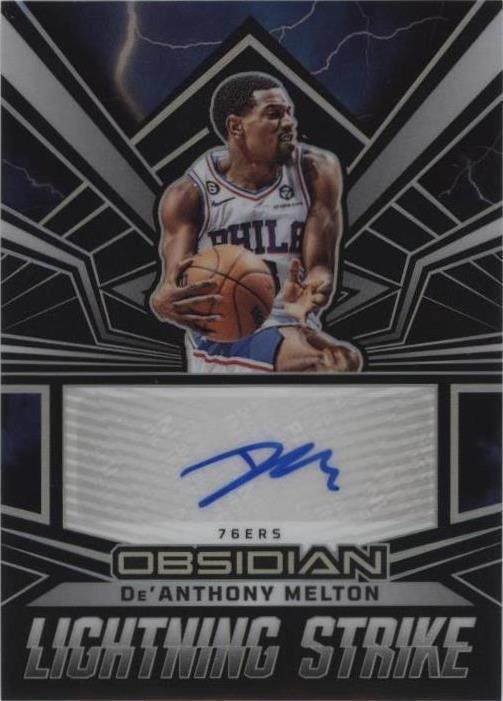 2022-23 Panini Obsidian - Lightning Strike Signatures De'Anthony Melton ...